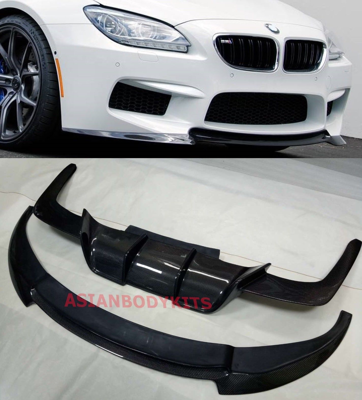 CARBON FRONT LIP CARBON DIFFUSER for BMW M6 F06 F12 F13 2011-2017 (VRS