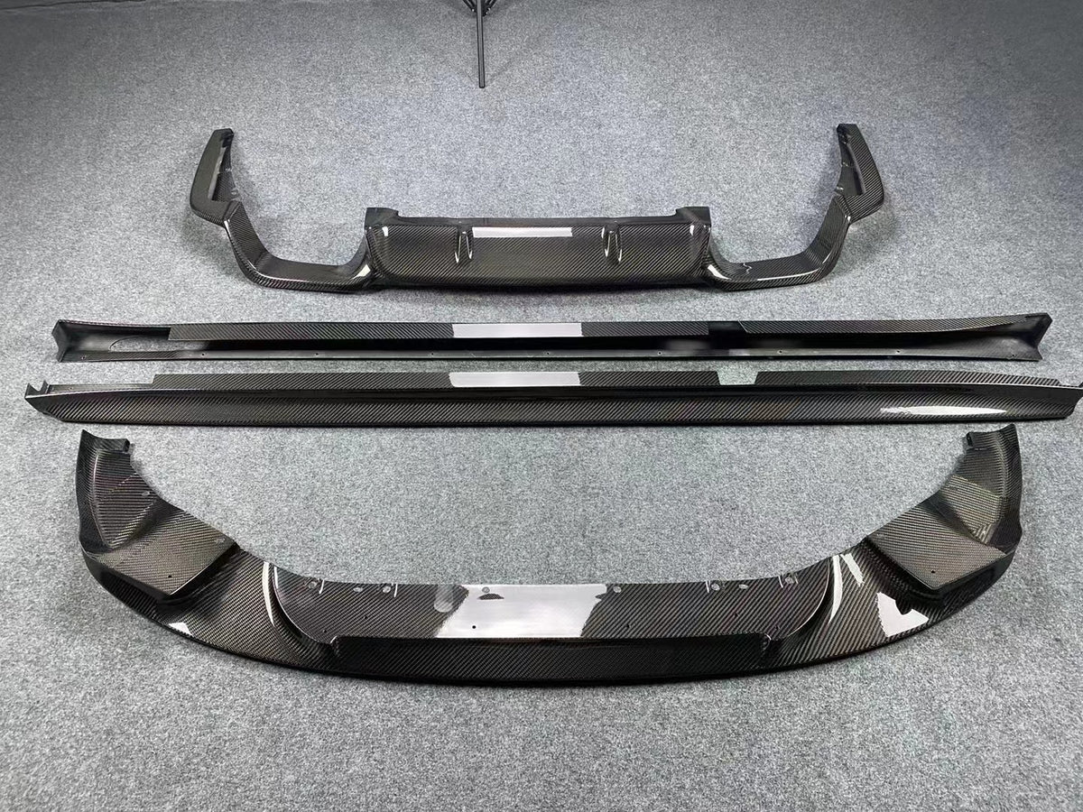 BODY KIT for BMW X3M F97 X4M F98 2021+ FRONT LIP SIDE SKIRTS REAR DIFF ...