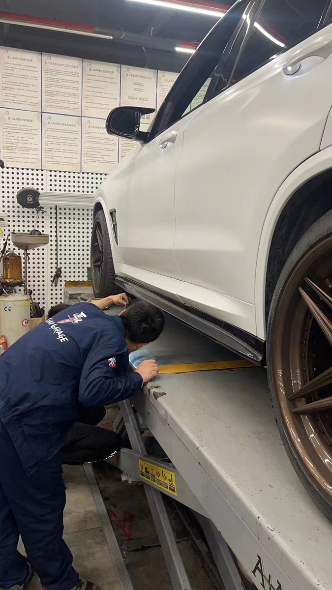 BODY KIT for BMW X3M F97 X4M F98 2021+ FRONT LIP SIDE SKIRTS REAR DIFF ...