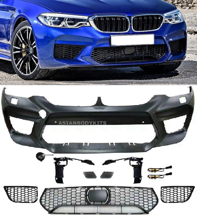 M5 BODY KIT for BMW 5-SERIES G30 FRONT BUMPER REAR DIFFUSER