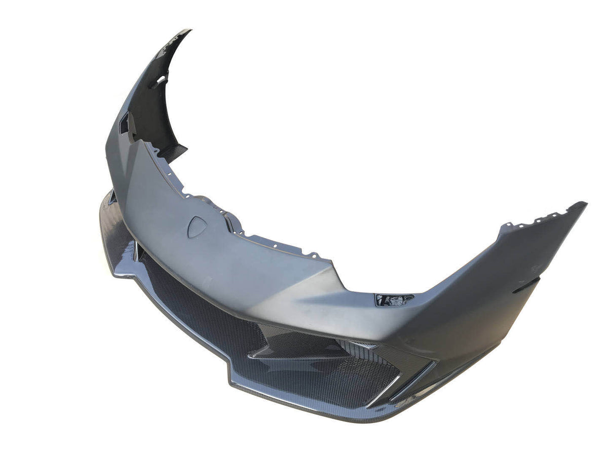 DRY CARBON FIBER FRONT BUMPER for LAMBORGHINI HURACAN – Forza ...