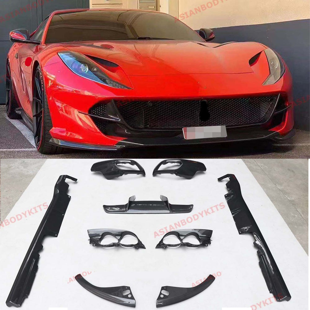 DRY CARBON FIBER BODY KIT for FERRARI 812 SUPERFAST 2017+ DIFFUSER SID