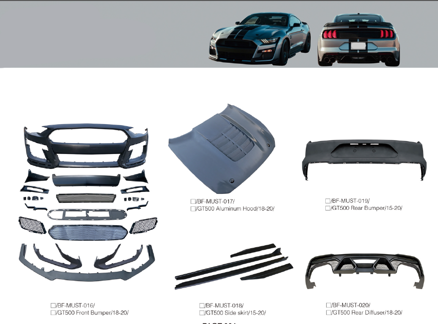 BODY KIT for FORD MUSTANG 2015 - 2020