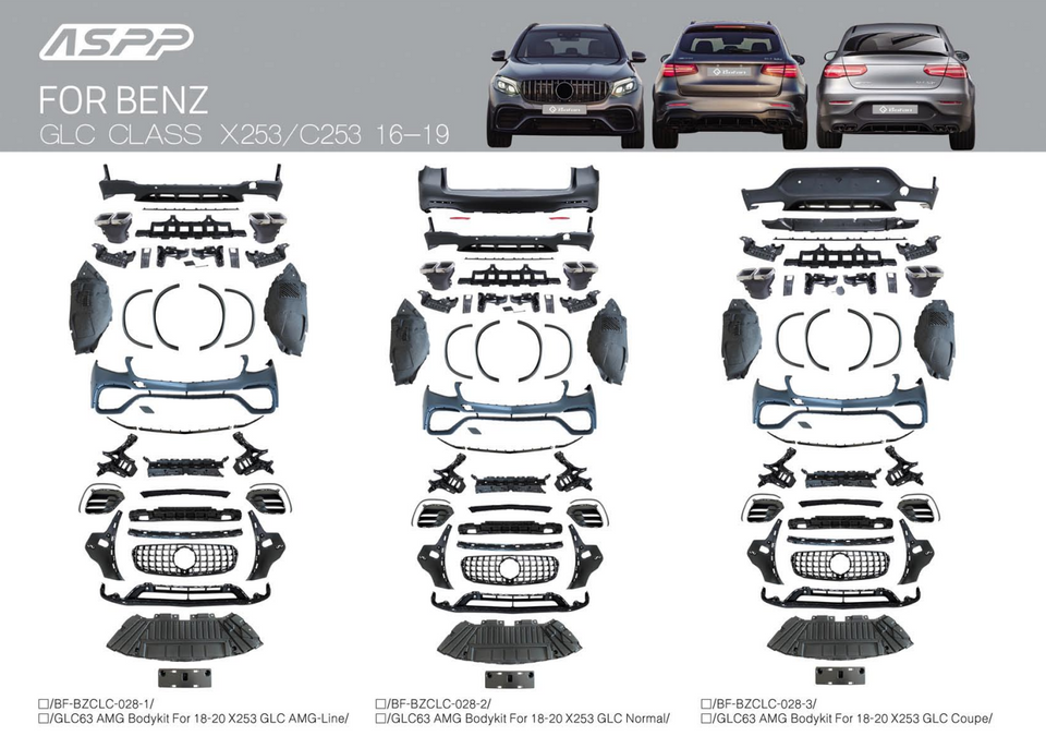 Body Kits for Mercedes-Benz GLC