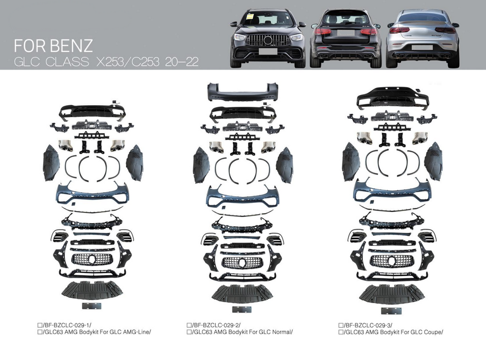 Body Kits for Mercedes-Benz GLC