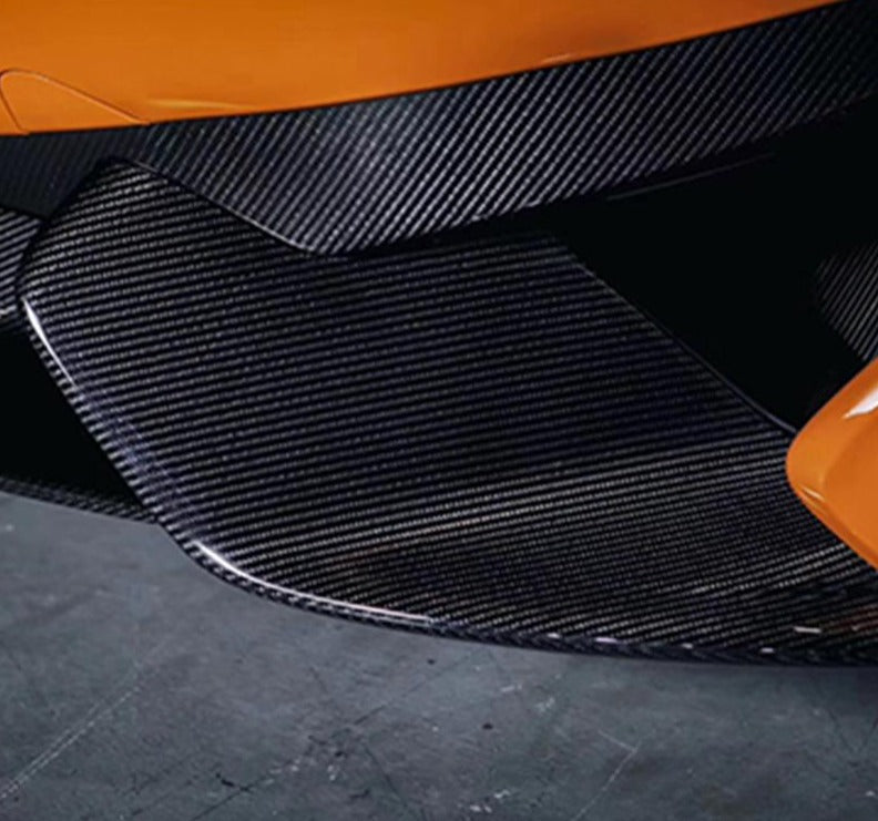 Carbon Fiber Car Exterior Decoration Front Splitter For McLaren 540 ...