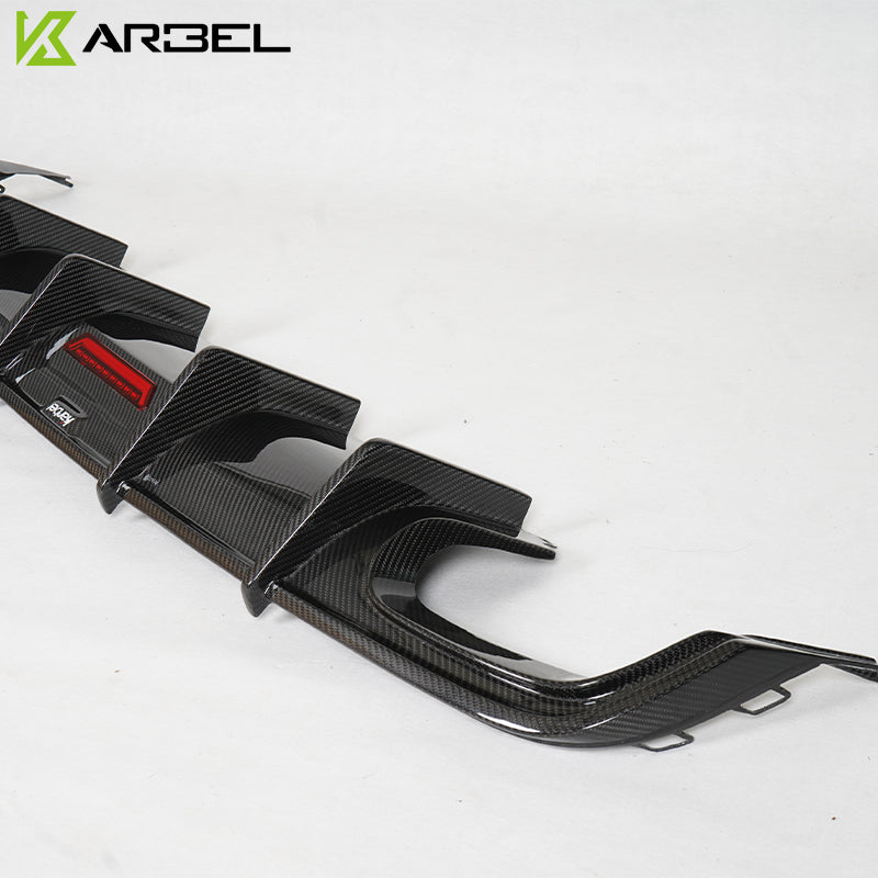 KARBEL CARBON DRY CARBON REAR DIFFUSER for AUDI S6 & A6 S-LINE & A6 AV