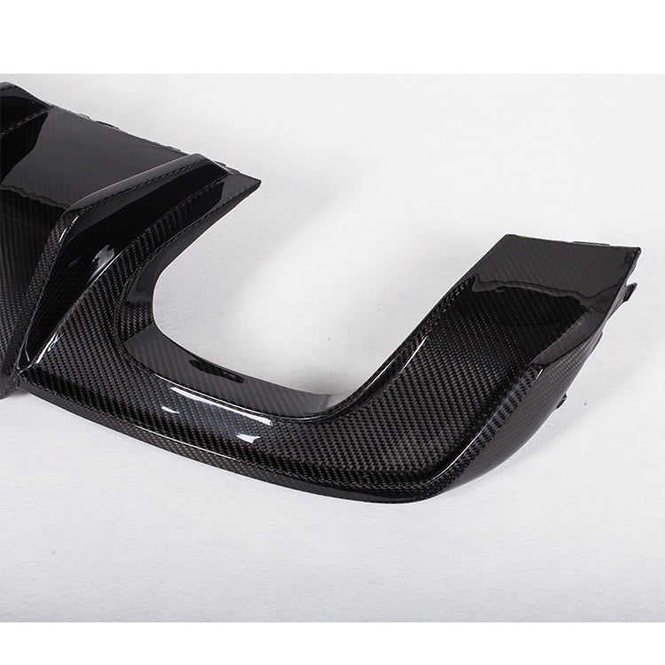 KARBEL DRY CARBON FIBER REAR DIFFUSER FOR AUDI A3 S LINE & S3 2017-202 ...