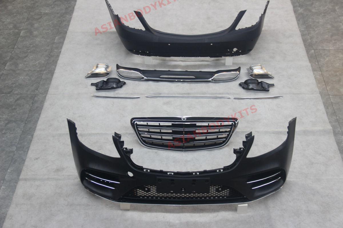 MERCEDES BENZ S Class W222 AMG BODY KIT FRONT BUMPER REAR BUMPER ...