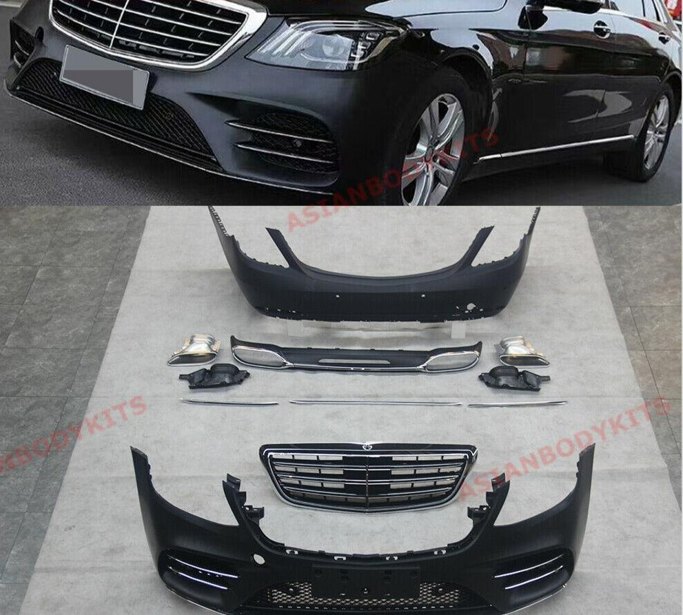 MERCEDES BENZ S Class W222 AMG BODY KIT FRONT BUMPER REAR BUMPER ...