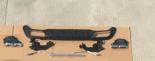 REAR DIFFUSER WITH EXHAUST TIPS for MERCEDES-BENZ E-CLASS W213 AMG E63 ...