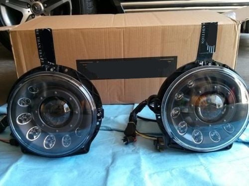 for Mercedes Benz G Class W463 Head lights with LED G500 G55 1990 - 20 ...
