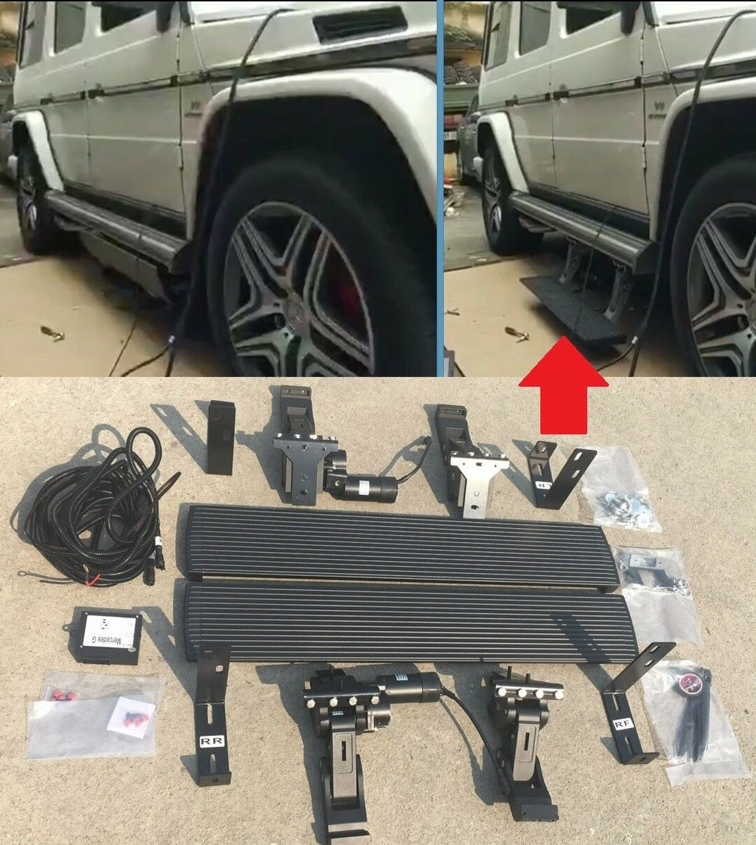 for Mercedes Benz G class G63 G550 4x4 SIDE STEP ELECTRIC auto running ...