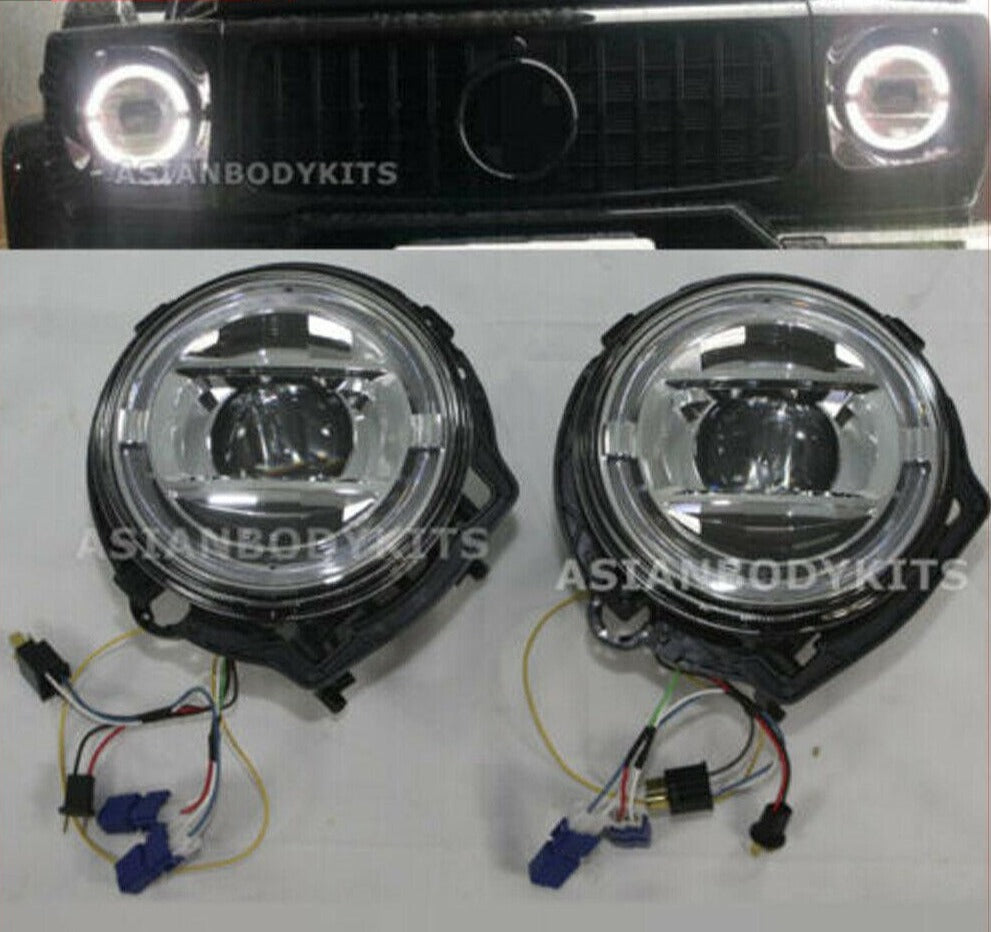 FULL LED HEADLIGHTS for Mercedes Benz G-class W463 Chrome W464 style 8