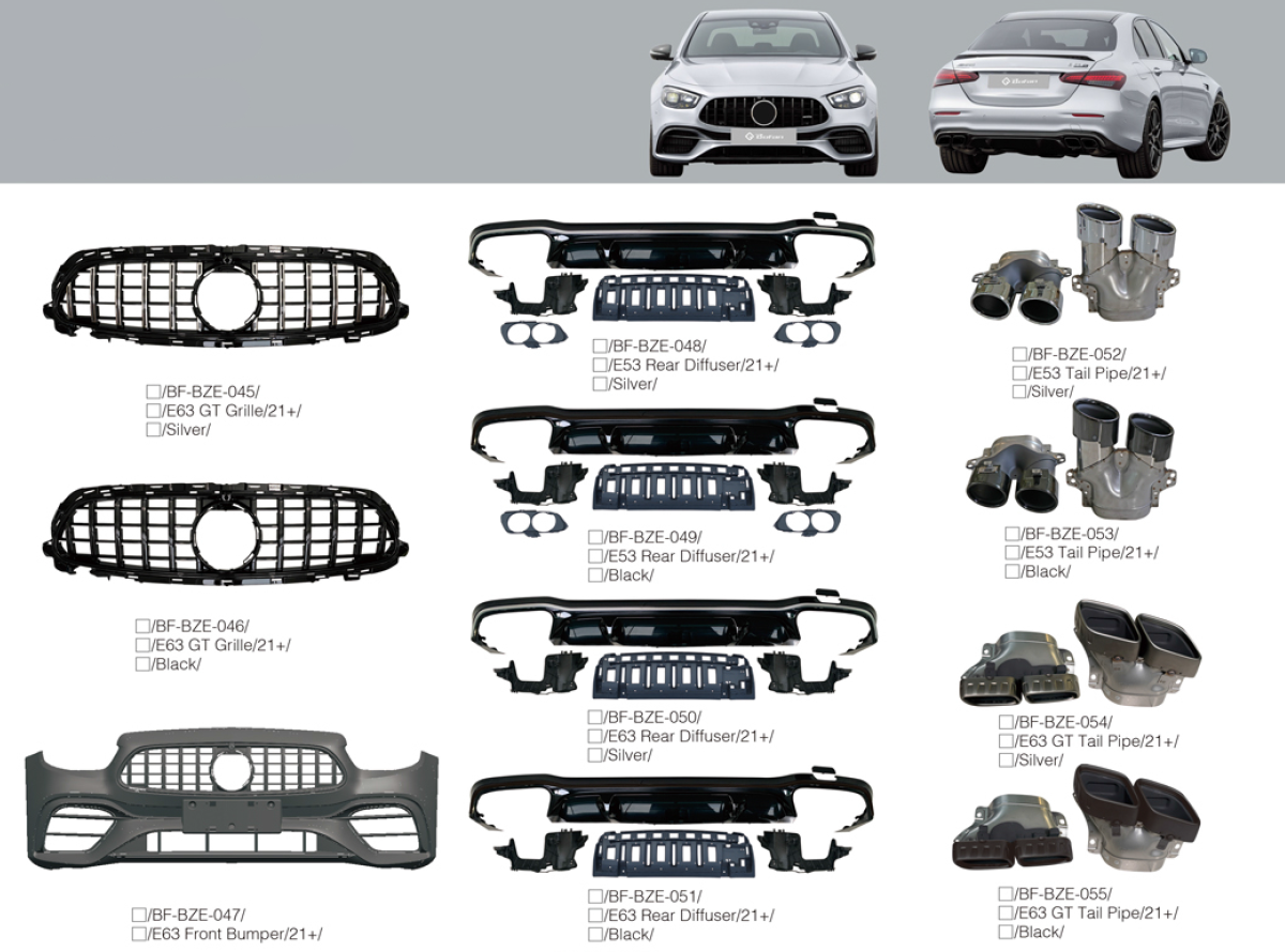 BODY KIT for MERCEDES-BENZ E-CLASS W213 2021+ – Forza BODY KIT for MERCEDES-BENZ E-CLASS W213 2021+ – Forza