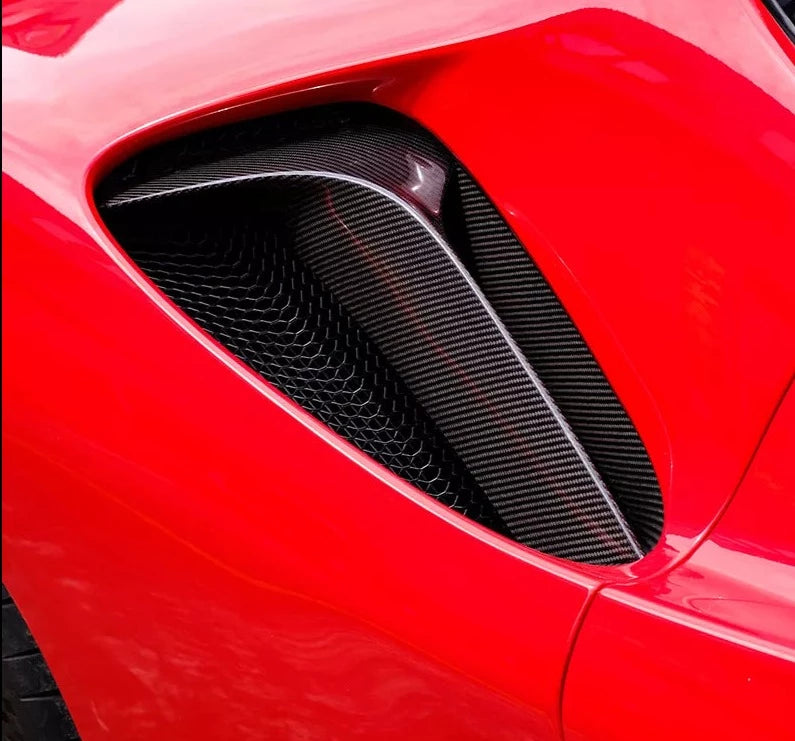 DRY CARBON REAR AIR INLET TRIMS FOR FERRARI SF90 | OEM STYLE – Forza ...