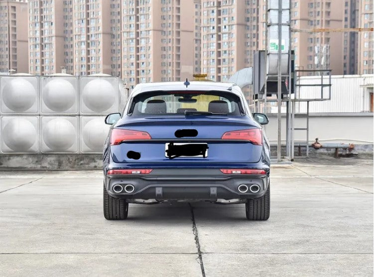 REAR DIFFUSER WITH EXHAUST TIPS for AUDI Q5 2020 - 2022 | SQ5 STYLE ...