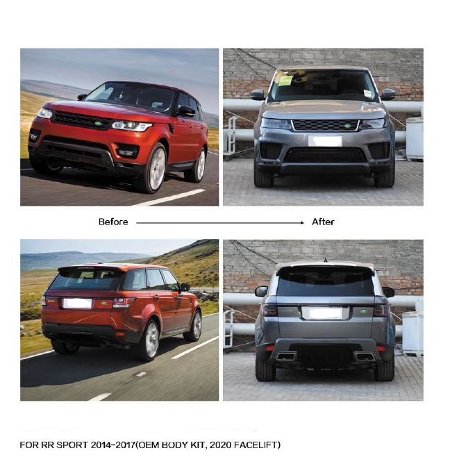 CONVERSION BODY KIT for LAND ROVER RANGE ROVER SPORT L494 2014 - 2017