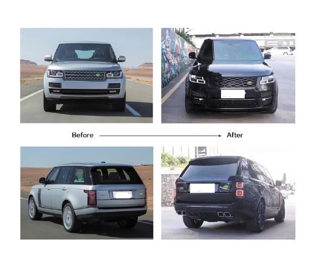 LAND ROVER RANGE ROVER VOGUE MODEL 2013 - 2017 Body Kit to SVO 2020 ...