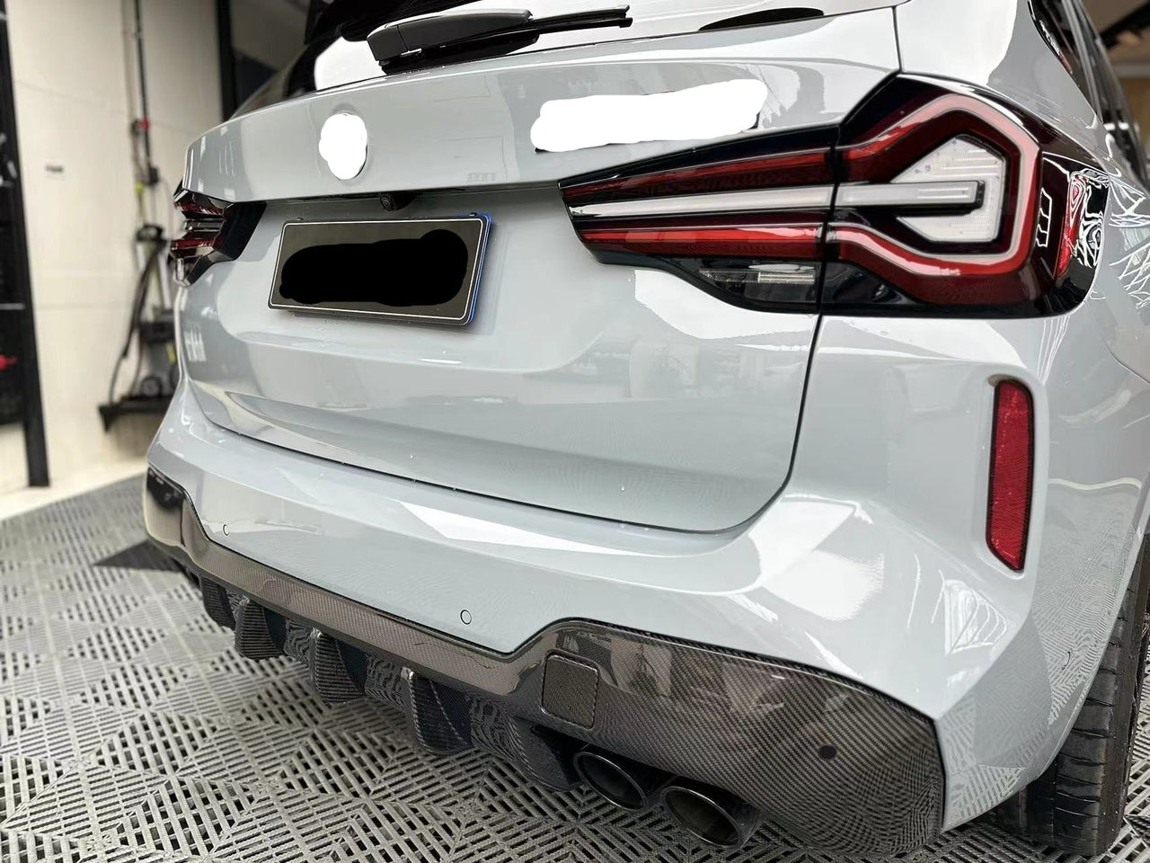 CARBON FRONT LIP AND REAR DIFFUSER FOR BMW X3 G01 LCI X3M F97 LCI 2021