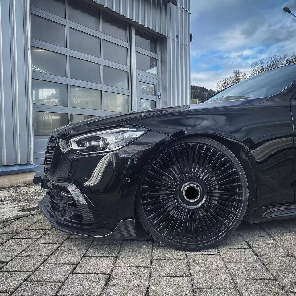 DRY CARBON BODY KIT FOR MERCEDES BENZ S CLASS AMG W223 2020+ custom fit ...
