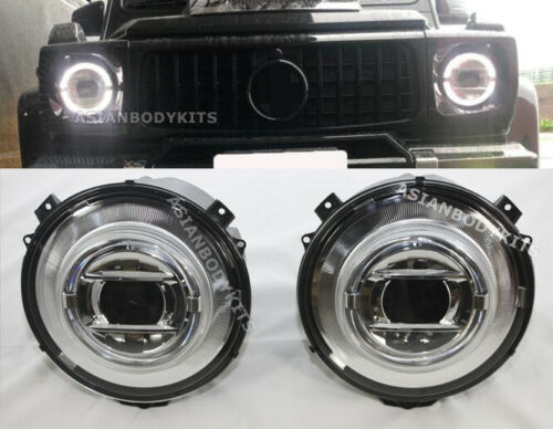 LED Headlights for Mercedes Benz G-class W463 Chrome W464 style 2007