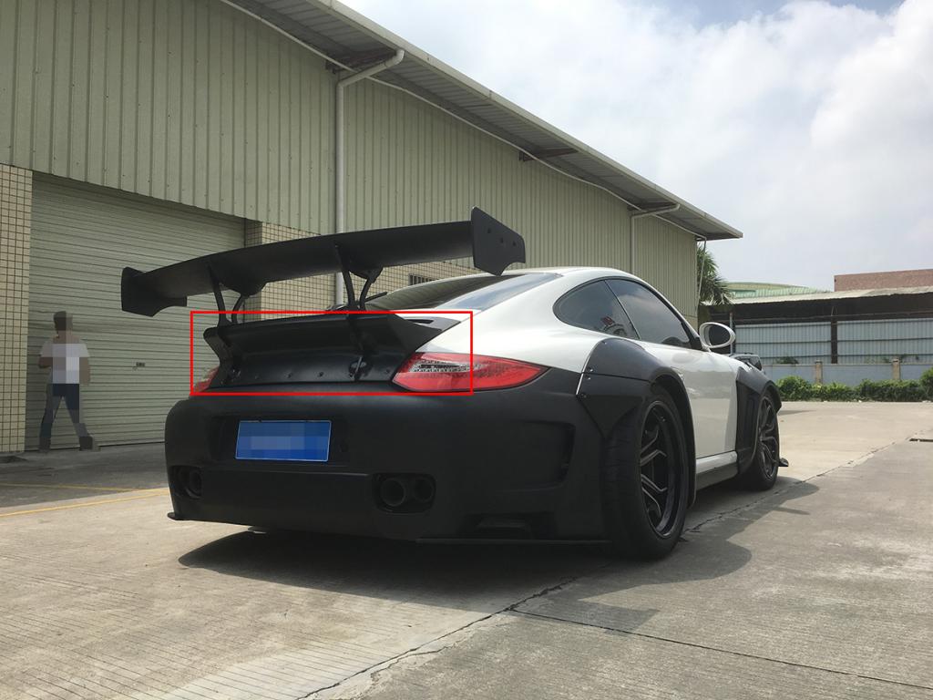 REAR SPOILER WING for PORSCHE 911 997 TURBO S 2004 - 2013 custom fit ...
