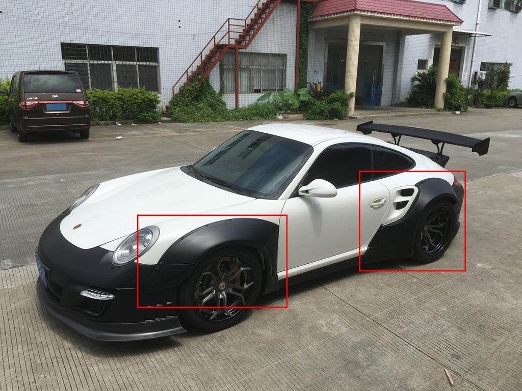 WIDE FENDER FLARES for PORSCHE 911 997 TURBO S 2004 - 2013 custom fit ...