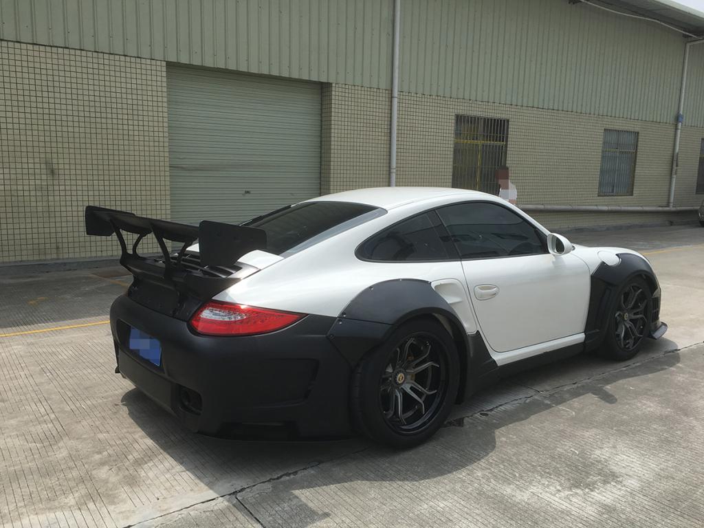 WIDE REAR BUMPER for PORSCHE 911 997 TURBO S 2004 - 2013 custom fit ...