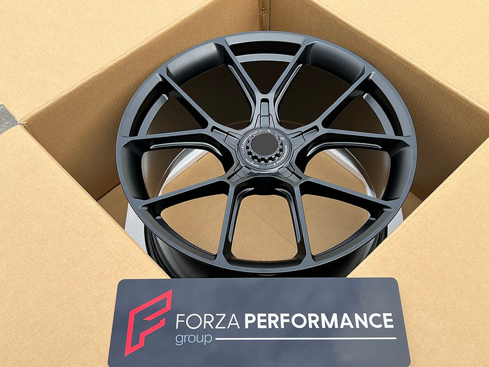ORIGINAL design PORSCHE 992 911 GT3 Forged wheels set in dark silver ...